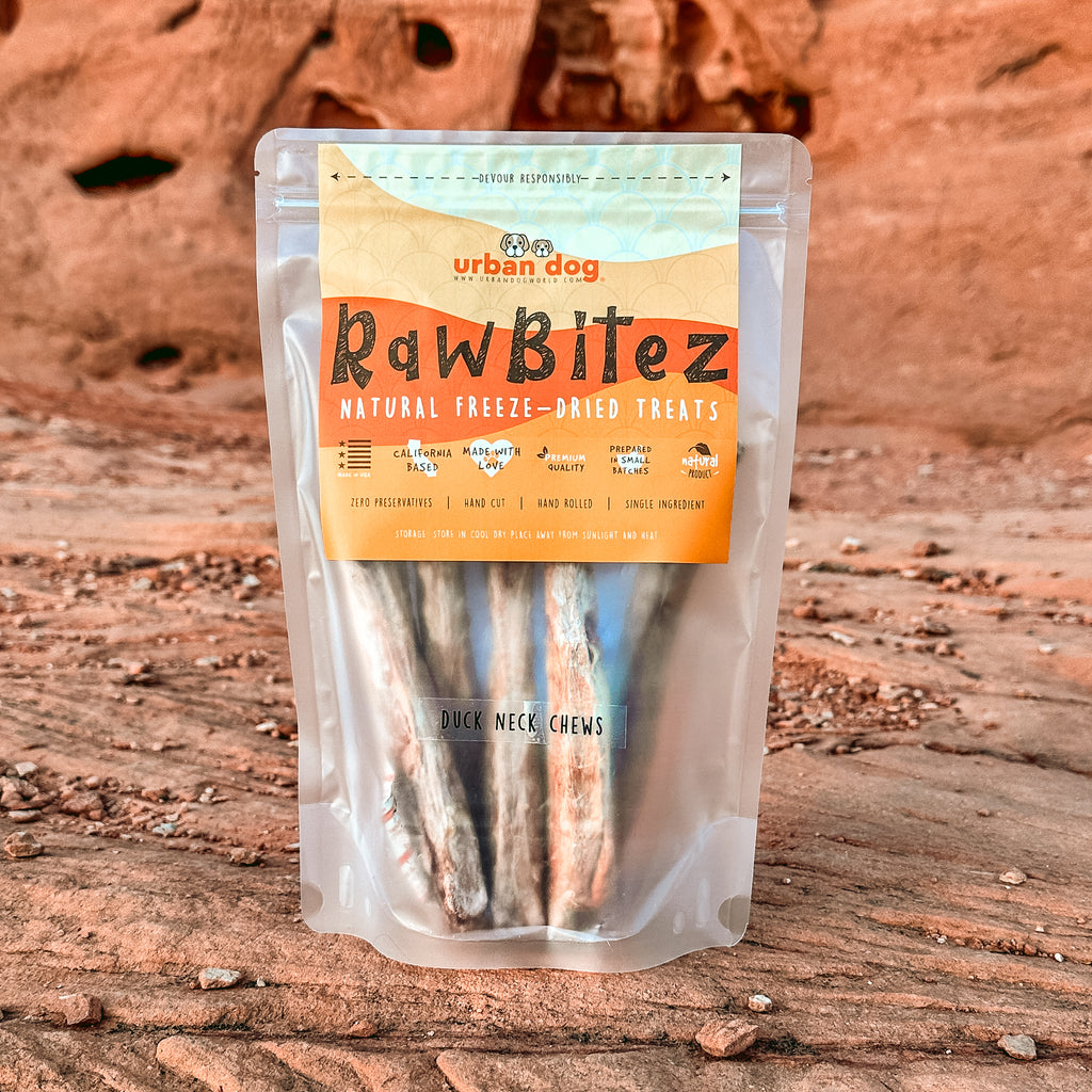 Duck Neck Freeze-Dried Dog Treat Chews – Urban Dog Treats